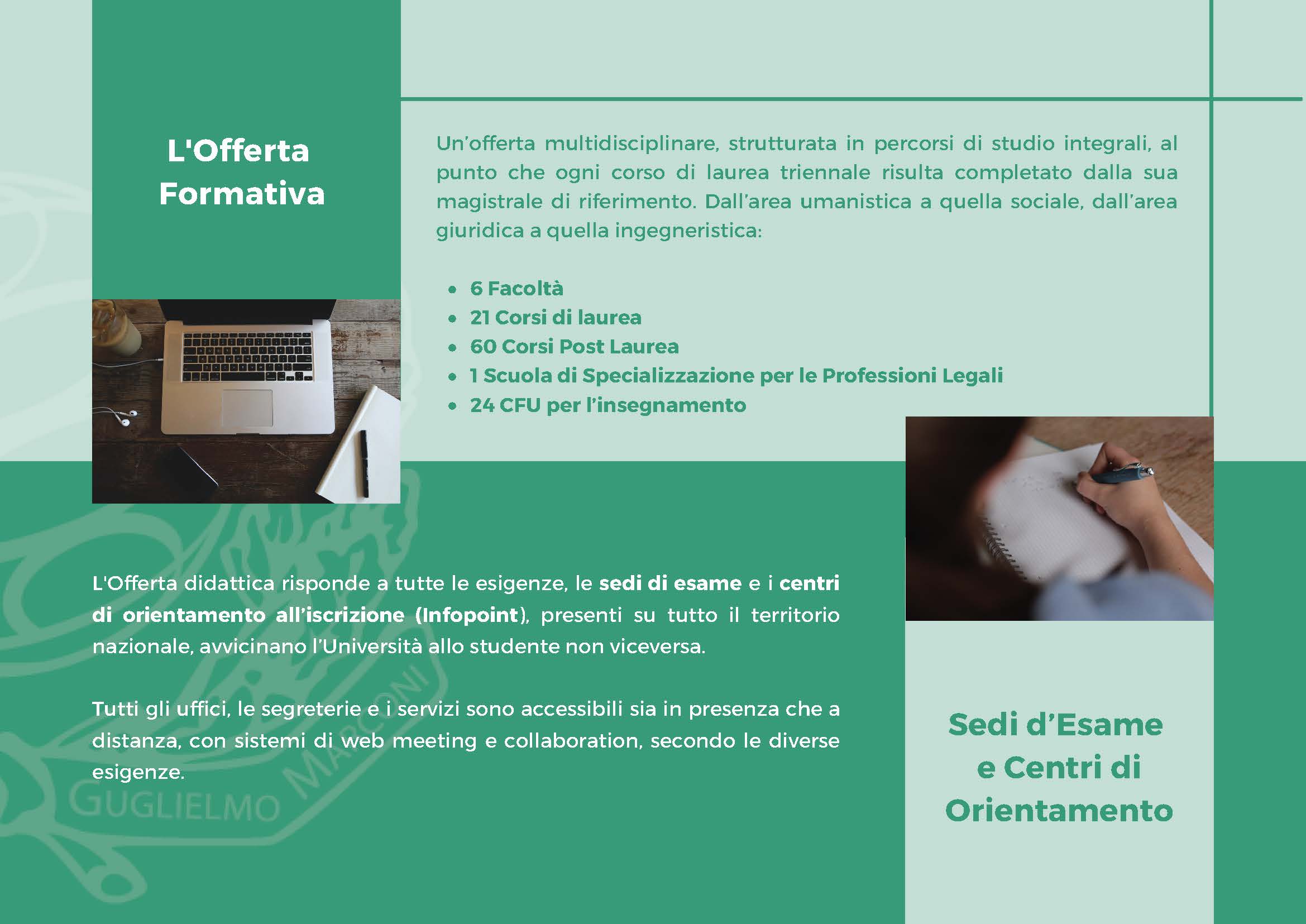 Università telematica Unimarconi - spaziostudi infopoint